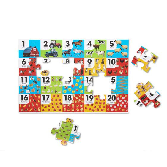 Floor Puzzles - Farm Number